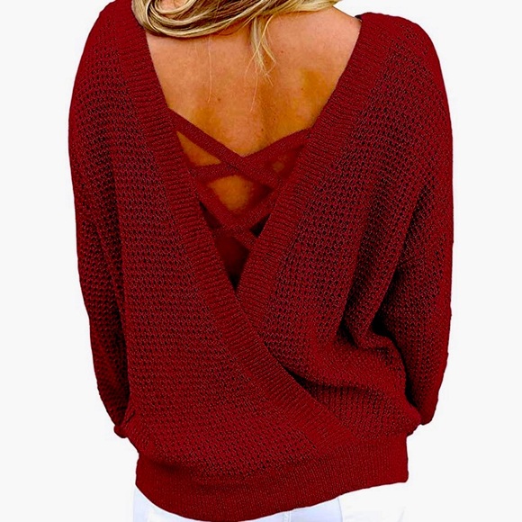 Sweaters | Criss Cross V Back Sweaters For Women | Poshmark